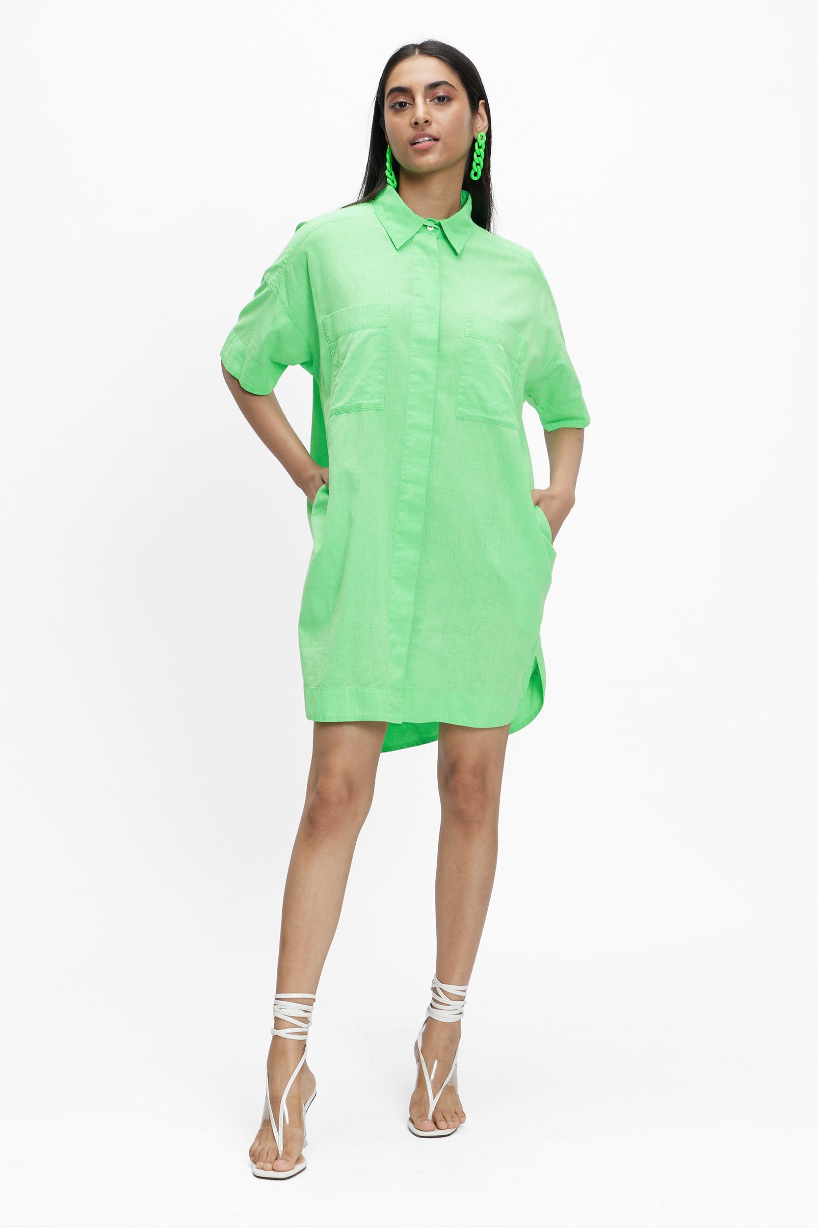Buy Ariara Khadi Pocket Dress for Women | Terra Luna India